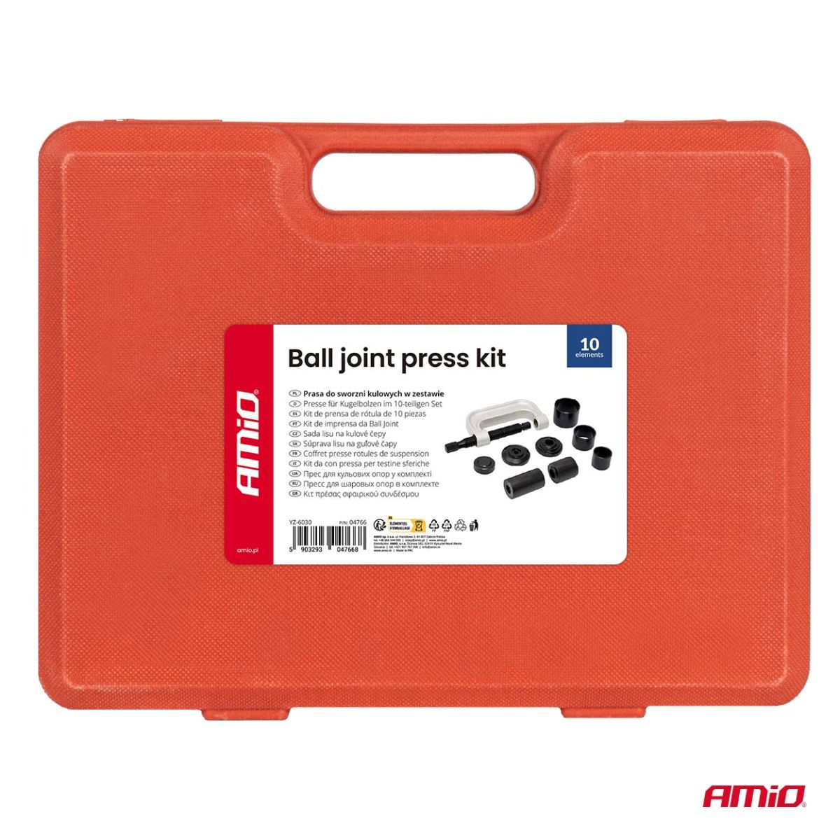 Ball joint press kit AMIO-04766, Hand tools, Machinery - parvalks.lv