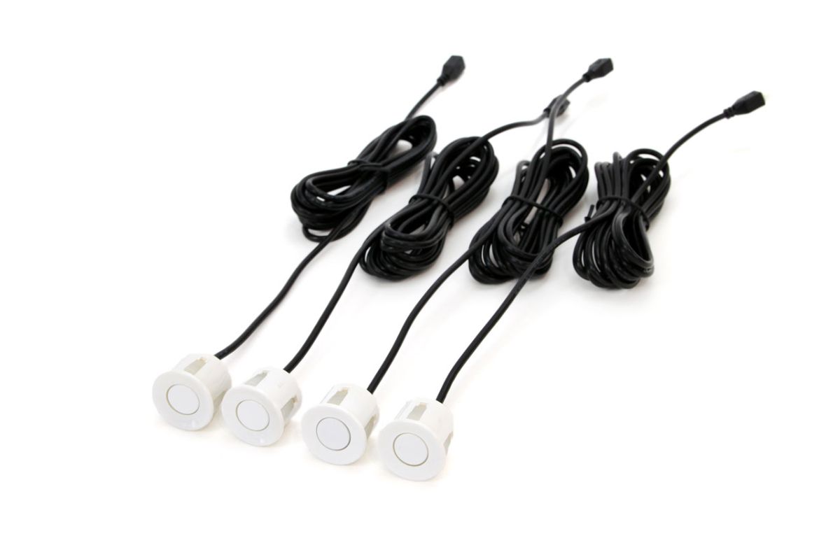 Auto parkošanās sensors TFT02 4,3" with HD-305-LED 4 sensors white ...